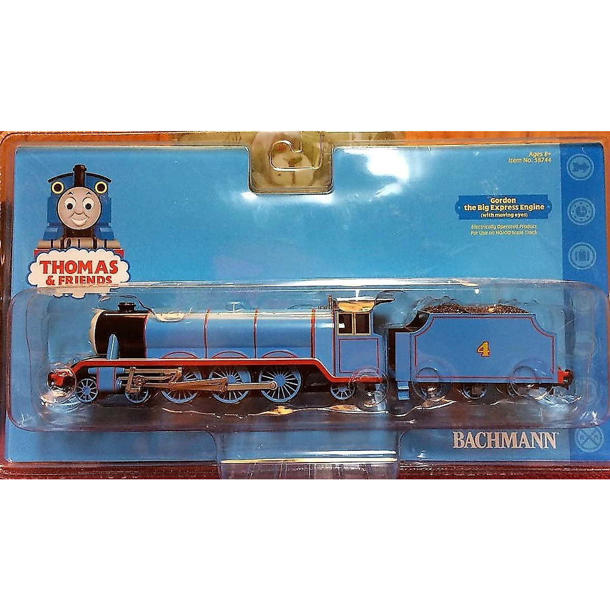 Bachmann Trains - THOMAS & FRIENDS GORDON THE EXPRESS ENGINE w/Moving Eyes - HO Scale