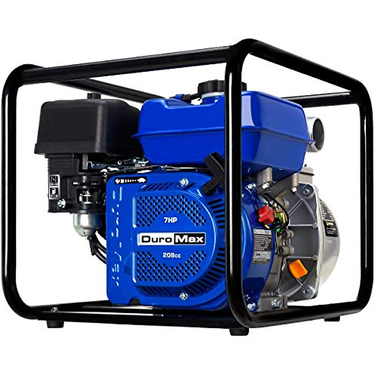 DuroMax XP652WP 208cc 158-Gpm 3600-Rpm 2-Inch Gasoline Engine Portable Water Pump, 50 State Approved, XP652WP, Blue