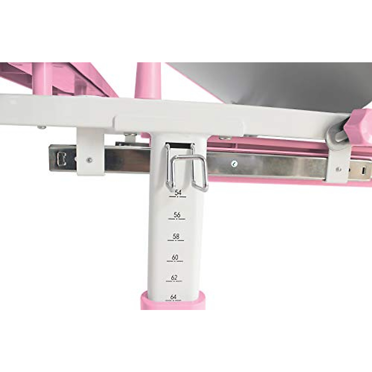 Ergonomic Kids Study Desk and Chair Height Adjustable School Student Study Desk with Tilt Desktop, Book Stand, Cup Holder, Steel Hook, Storage Drawer and Height Adjustable Chair Set