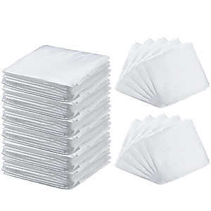 Teling 150 Pcs Plastic Sheeting for Body Wrap 47 x 82 Inch Sauna Blanket Applied Inside a Far Infrared Sauna Bag Disposable Body Wraps Thicken Sauna Blanket Liners Sauna Accessories