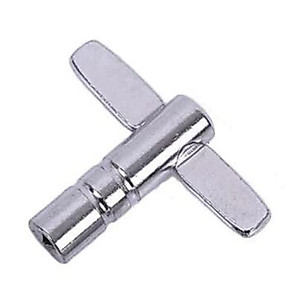 Alesis Command Pro Chrome Metal Electronic Drum Rack with 2 Cymbal Mounts and Silverline Audio Drum Key Bundle [Compatible with most Alesis/Roland/Yamaha/Simmons/Ion Sets]