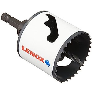 LENOX Tools Hole Saw, Bi-Metal, Speed Slot, Arbored, 2-1/8-Inch (1772951)
