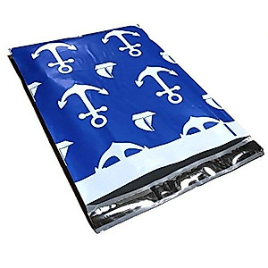 Designer Poly Mailers 10x13: Sample Variety Pack ~ Anchor, Daisy, Hibiscus, Arrow, Cactus, Pink & Mint Aloha, Watermelon, Flamingo, Pineapple Printed Self Sealing Shipping Poly Envelopes Bag (30 Pcs)