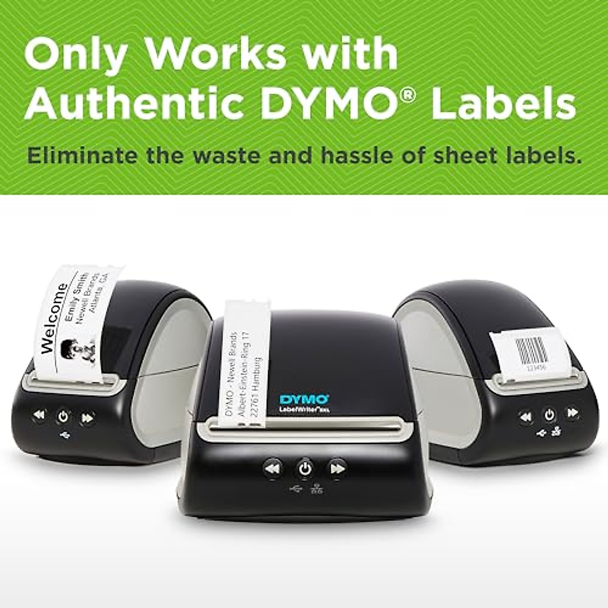 DYMO LabelWriter 5XL Label Printer, Automatic Label Recognition, Prints Extra-Wide Shipping Labels (UPS, FedEx, USPS) from Amazon, Ebay, Etsy, Poshmark, and More, Perfect for Ecommerce Sellers