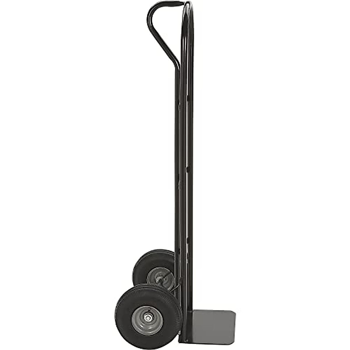 Ironton Steel Pneumatic Hand Truck Dolly - 600-Lb. Capacity, 10in. Tires, Powder-Coat Finish
