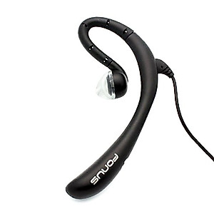 Behind-The-Ear WIRED Hands-free Headset MONO Headphone 3.5mm Single Earphone w Boom Mic for iPad, iPhone 6S 6 Plus 5S 4S - Samsung Galaxy S8 S8+ S6 S7 Edge S5 Note 5 4 3 - LG G5 G6 V20 - Google Pixel