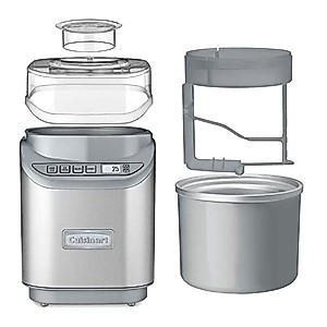 Cuisinart ICE-70P1 Electric Ice Cream Maker Bundle with Ice Cream Recipe Book