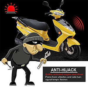 Garneck 1 Set Car Keyless Entry System Anti-Theft Motorcycle Alarm Electric Car Remote Alarm for Electric Car Motorcycle Bike Security Alarm