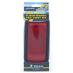 Optronics ST70RK 6" Oval Stop/Turn/Tail Light, Red