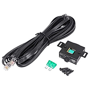 Rockville RV8.2A 800 Watt Dual 8" Car Subwoofer Enclosure+Mono Amplifier+Amp Kit black