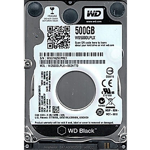 Western Digital WD5000LPLX-00ZNTT0 DCM: HA0TJAB WXG1A 500GB