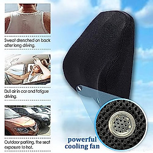 Big Ant Lumbar Support Pillow for Car, Car Back Support for Lower Back Pain with Ergonomic Design, Memory Foam Lumbar Back Support Cushion for Car Seat Home Office Chair Wheelchair, Black