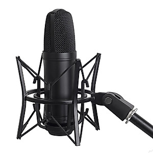 LyxPro MKS1-B Condenser Spider Microphone Shockmount, Anti Vibration and Isolation - Black