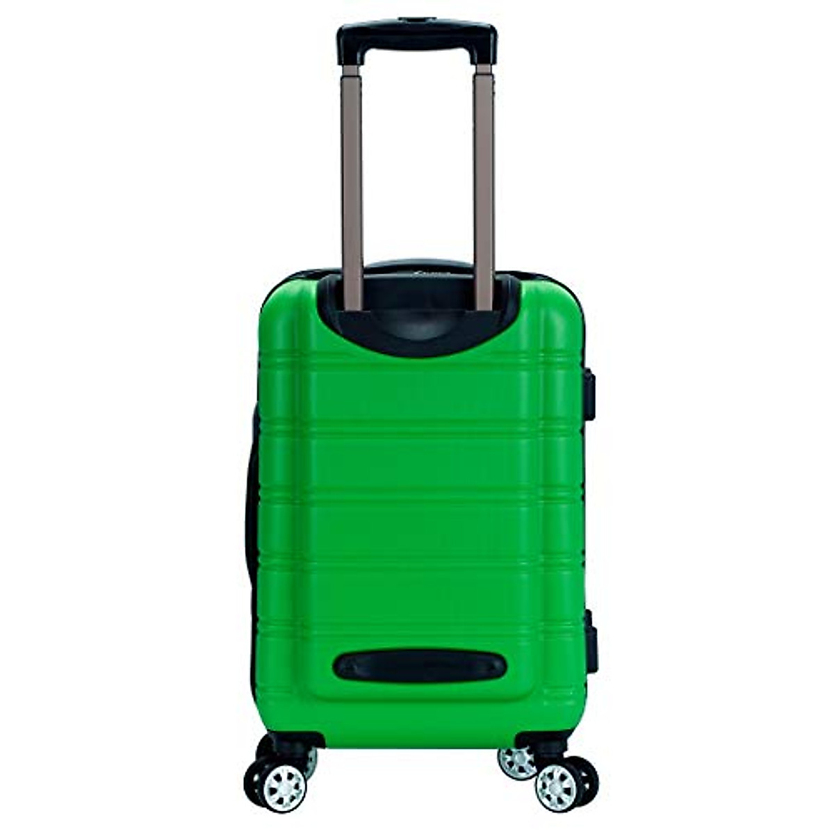 Rockland Melbourne Hardside Expandable Spinner Wheel Luggage, Green, Carry-On 20-Inch
