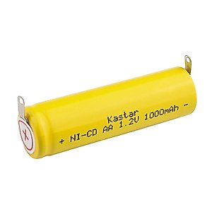 Kastar Rechargeable Shaver Battery Pack AA 1.2V 1000mAh Fits Braun, Norelco, Remington Shaver Models and Others (deatil Compatible Models Please Search The Below Description)
