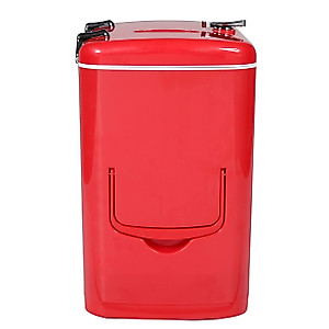 Frigidaire EFMIS175-RED Portable Mini Fridge-Retro Extra Large 9-Can Travel Compact Refrigerator, RED (Renewed)