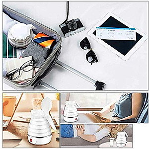UpdateClassic,Portable Travel Foldable Electric Kettle Collapsible Water Boiler For Coffee Tea Fast Water Boiling Pot 110V