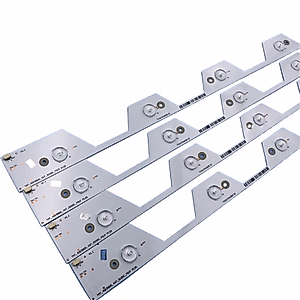 SBOJI 7 Lamps Compatible with TCL L40E5800A-UD LED Backlight 40HR330M07A1 4C-LB4007-HR2 TMT-40E5800-4X7-3030C-7S1P Light Strip