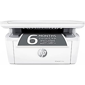 HP Laserjet Compact Wireless Monochrome All-in-one Laser Printer with HP+, Print Copy Scan 3-in-1 for Home Office, 21ppm, Mobile Printing, Wi-Fi, Bonus 6 Months Instant Ink, Lanbertent Printer Cable