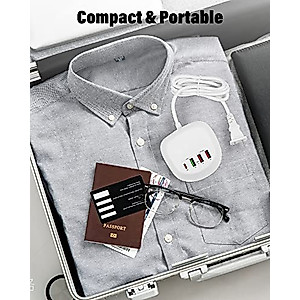 USB C Charger Station,4-Port (1*USB C 30W & 1*QC3.0 & 2*USB-A) USB Charging Station for iPhone 14 Series/13/13 Mini/13pro Max/12/12 Mini/12Pro/12 Pro Max/11/iPad/AirPod,Smart Phone,Multi Devices