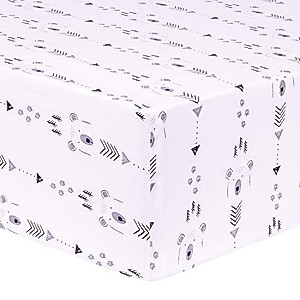 Trend Lab Peak-a-Bear 3 Piece Crib Bedding Set, Gender-Neutral Color Palette, Includes Quilt, Fitted Crib Sheet and Skirt