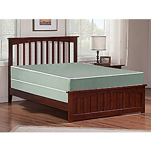Mayton 8-Inch Firm Double sided Tight top Waterproof Vinyl Innerspring Mattress 8" Split Wood Box Spring/Foundation Set, King