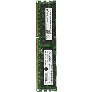 Crucial 16GB Single DDR3L 1600 MT/s (PC3-12800) DR x4 RDIMM 240-Pin Server Memory CT16G3ERSLD4160B