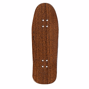 Teak Tuning Wooden Fingerboard Carlsbad Cruiser Deck, Leather Bound Book - 34mm x 100mm - Handmade, Pro Shape & Size - Five Plies Wood Veneer - Includes Prolific Foam Tape