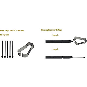 S6 Lite Stylus Pen Replacement S Pen for Samsung Galaxy Tab S6 Lite (EJ-PP610BPEGUJ) Stylus Pen+Tips/Nibs (Rose)