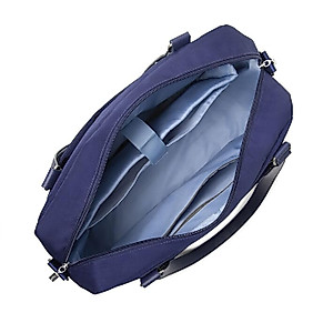 Baggallini Overnight Expandable Laptop Tote - Lightweight Travel Bag for Women, Navy