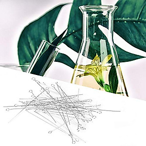 50PCS Reusable Inoculating Loop Holders Nichrome Needle Tips Inoculation for Laboratory Classroom, or Science Fair Project (2mm)