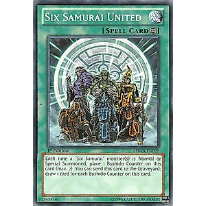 Yu-Gi-Oh! - Six Samurai United (SDWA-EN028) - Structure Deck: Samurai Warlords - 1st Edition - Common
