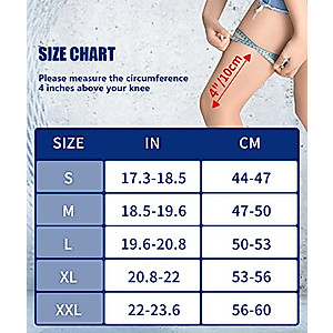 ZEAMO Knee Compression Sleeve with Gel Pad & Side Stabilizers (Medium)