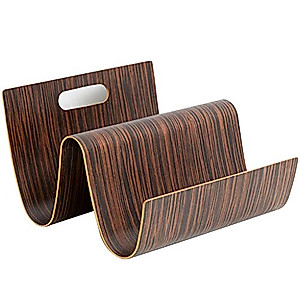 ZYCSKTL Brochure Stand Decorative Books Magazines Holder,Home Desktop Storage Rack, Newspaper Column Magazine Column Table Shelf, Bookcase Creative Storage (Color : Brown, Size : 2025cm)