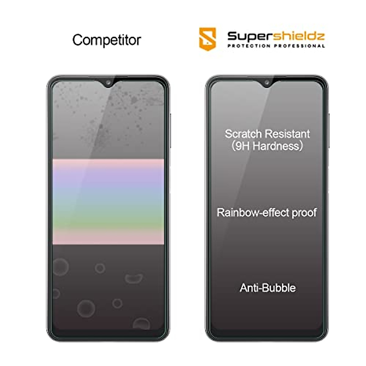 (3 Pack) Supershieldz Designed for Samsung Galaxy A32 5G Tempered Glass Screen Protector, Anti Scratch, Bubble Free