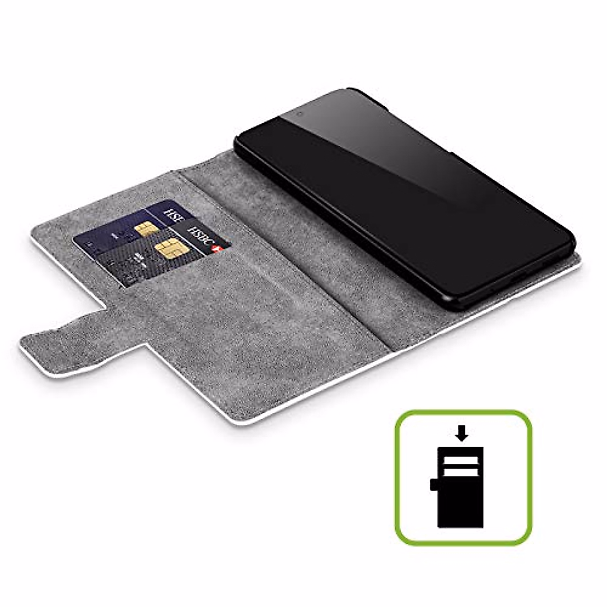 Head Case Designs Officially Licensed Kierkegaard Design Studio Retro Swirl Abstract Sage Art Leather Book Wallet Case Cover Compatible with Samsung Galaxy A04 (2022)