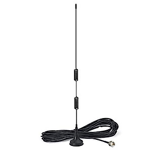 Bingfu Magnetic Base FM Radio Antenna FM Antenna and AM Loop Antenna for Pioneer Onkyo Yamaha Marantz Indoor Digital HD Radio FM Bluetooth Home Stereo Receiver AV Audio Video Home Theater Receiver