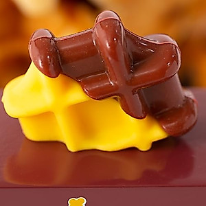 Candylab Toys CANDYCAR® Wooden Food Truck Collection - Waffle Van, Premium Handcrafted Beech Wood Toy Car