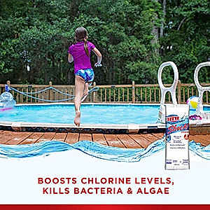 HTH 52017 Shock Treatment Swimming Pool Chlorine Cleaner, 13.3 oz, Regular