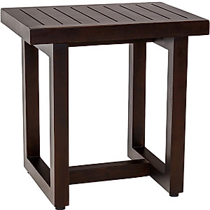 AquaTeak 18" Spa Mocha Teak Shower Bench