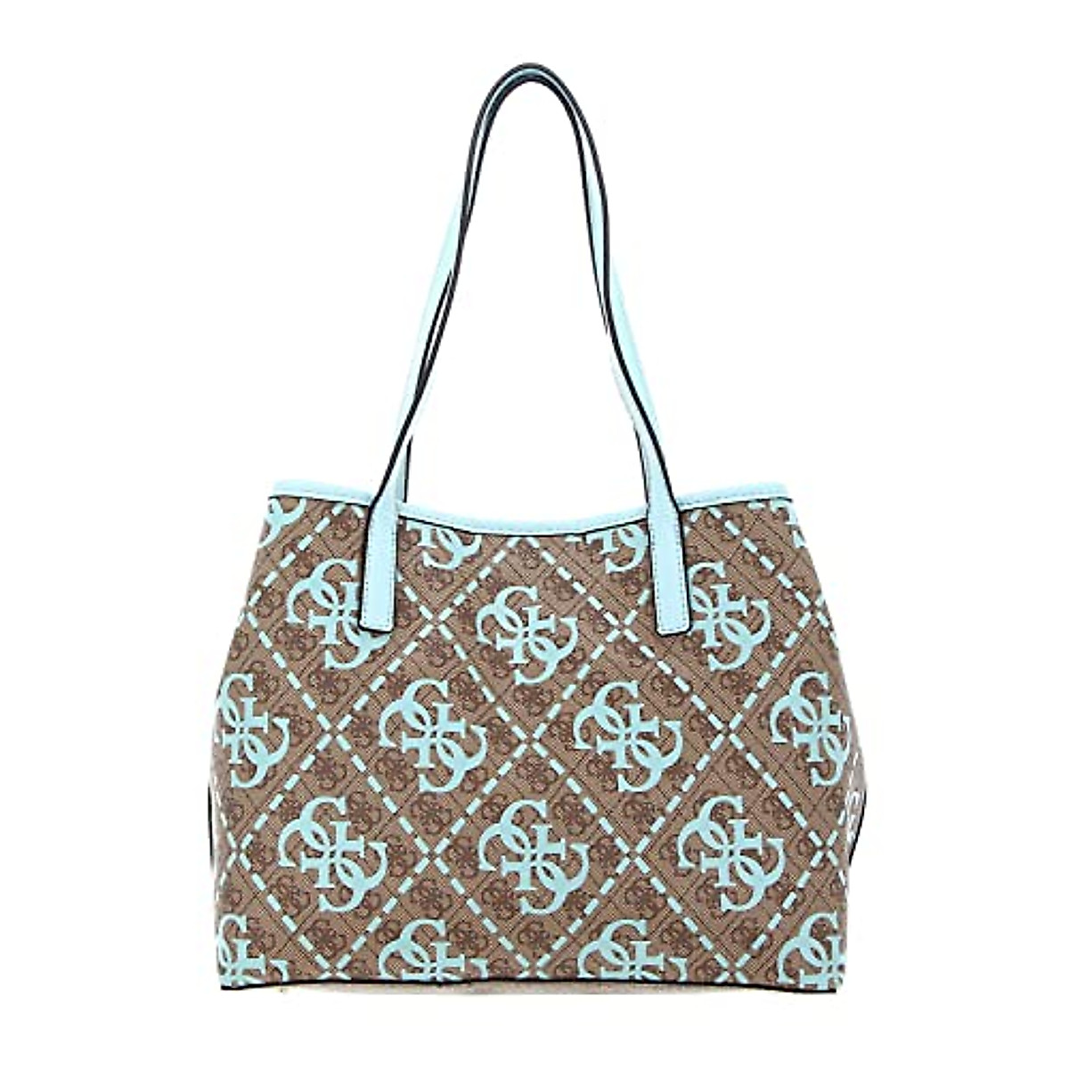 GUESS Bag, Latte Logo/Ice Blue