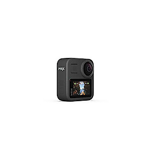 GoPro MAX — Waterproof 360 + Traditional Camera with Touch Screen Spherical 5.6K30 HD Video 16.6MP 360 Photos 1080p Live Streaming Stabilization