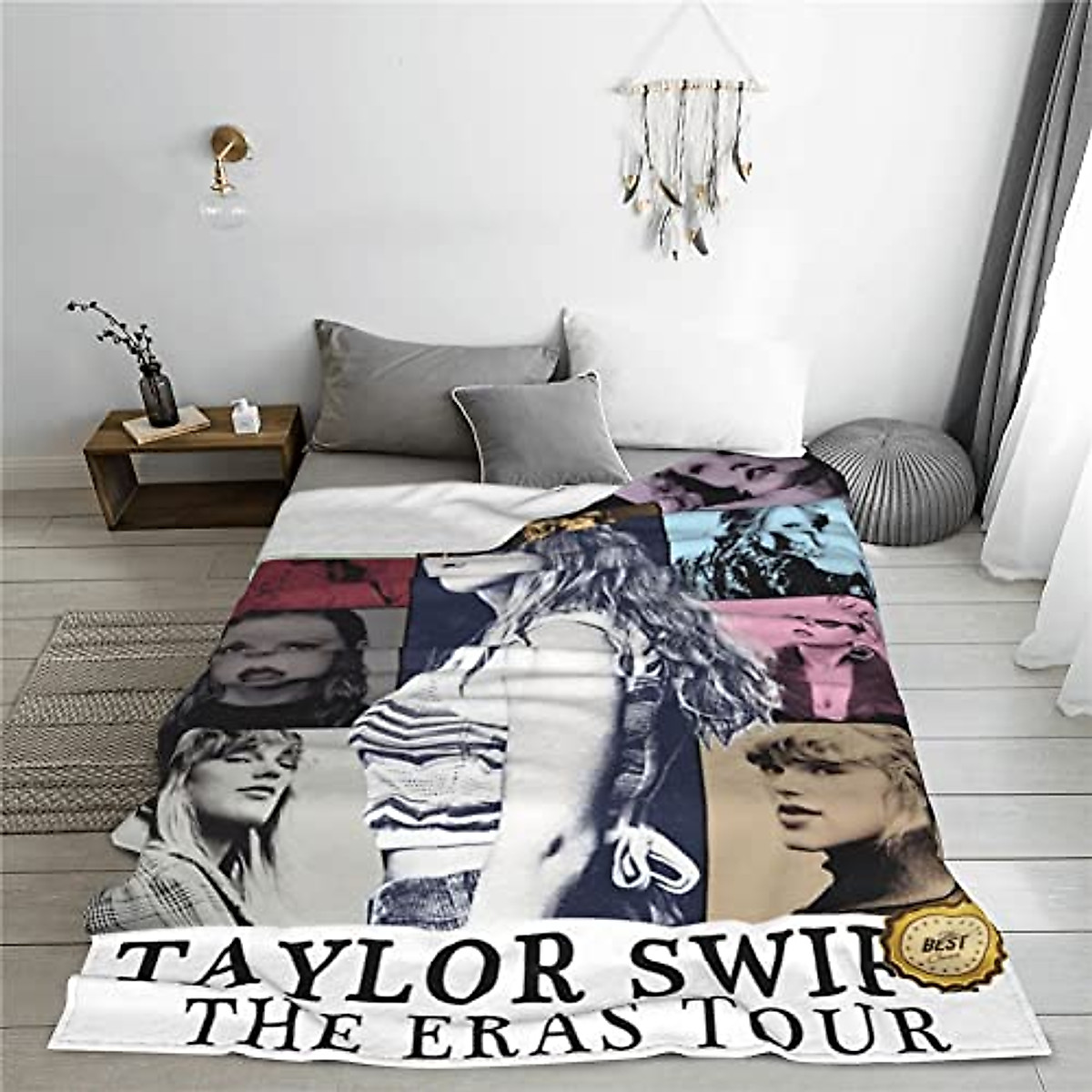Taylor ERAS Tour Swift Blanket Throw for Bedroom Sofa Soft Warm Party Decorations Taylor ERAS Tour Swift Blanket Throw for All Seasons 50"X40"