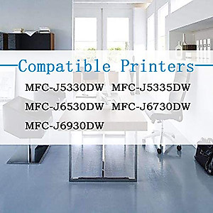 ColorPrint 12-Pack Compatible Ink Cartridge Replacement for Brother LC3019 LC3019XXL Used for MFC-J5330DW MFC-J6530DW MFC-J6730DW MFC-J6930DW MFC J5330DW J6530DW J6730DW J6930DW Printer (3B3C3M3Y)