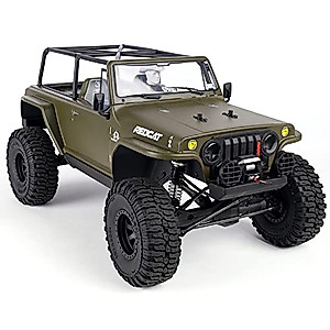 Redcat Racing TC8 Marksman RC Crawler – 1/8 Scale Brushed Electric Trail Crawler Off Road Rock Crawler RC Truck – 2.4Ghz Radio Controlled Waterproof Off Road Car – Great for All Terrain – Green
