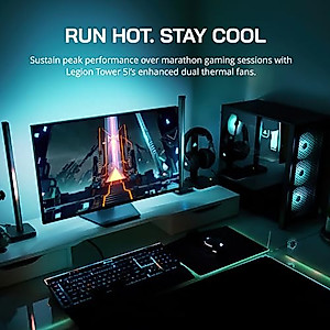 Lenovo Legion 5i Tower Gen 7 Gaming Desktop, Intel Core i7-12700 Processor, 32GB DDR5 RAM, 1TB PCIe SSD + 1TB HDD, NVIDIA GeForce RTX 3060 12G DDR6, Win 11 Pro, Black, 32GB Hotface USB Card