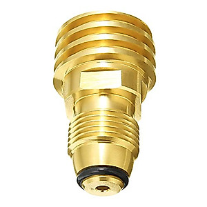 Joywayus Propane Tank Adapters Converts LP Tank POL Service Valve to QCC1 Brass Solid Universal Fit (Type 1)