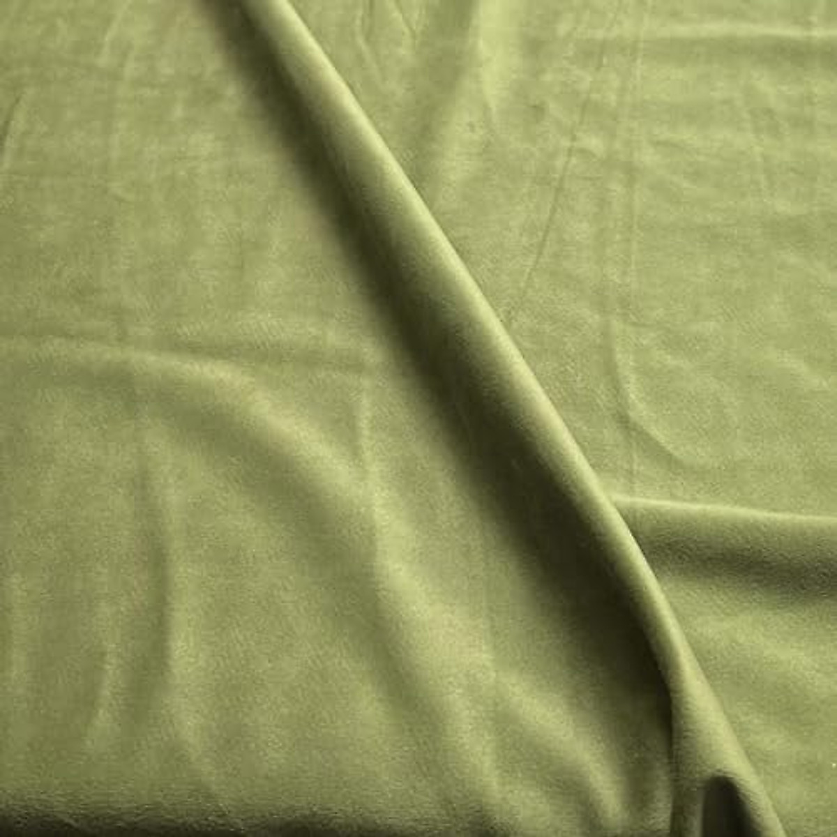 Soft Velvet Fabric, 118 Inch. in Width, Ideal Material for Home Décor Hunter Sample 3x3 Inch