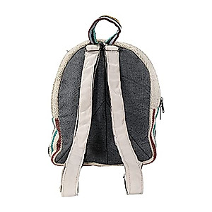 Mini hemp backpack, Cotton and hemp backpack, hippie bag, hobo bag, himalayan bag