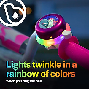 Bike Bell for Kids Bike Bell for Girls Brightz Girls Bike Accessories Bell for Bike Bicycle Bell Kids Bike Bell Scooter Accessories Kids Christmas Stocking Stuffer Gift Ideas for 8 9 10 11 Year Olds